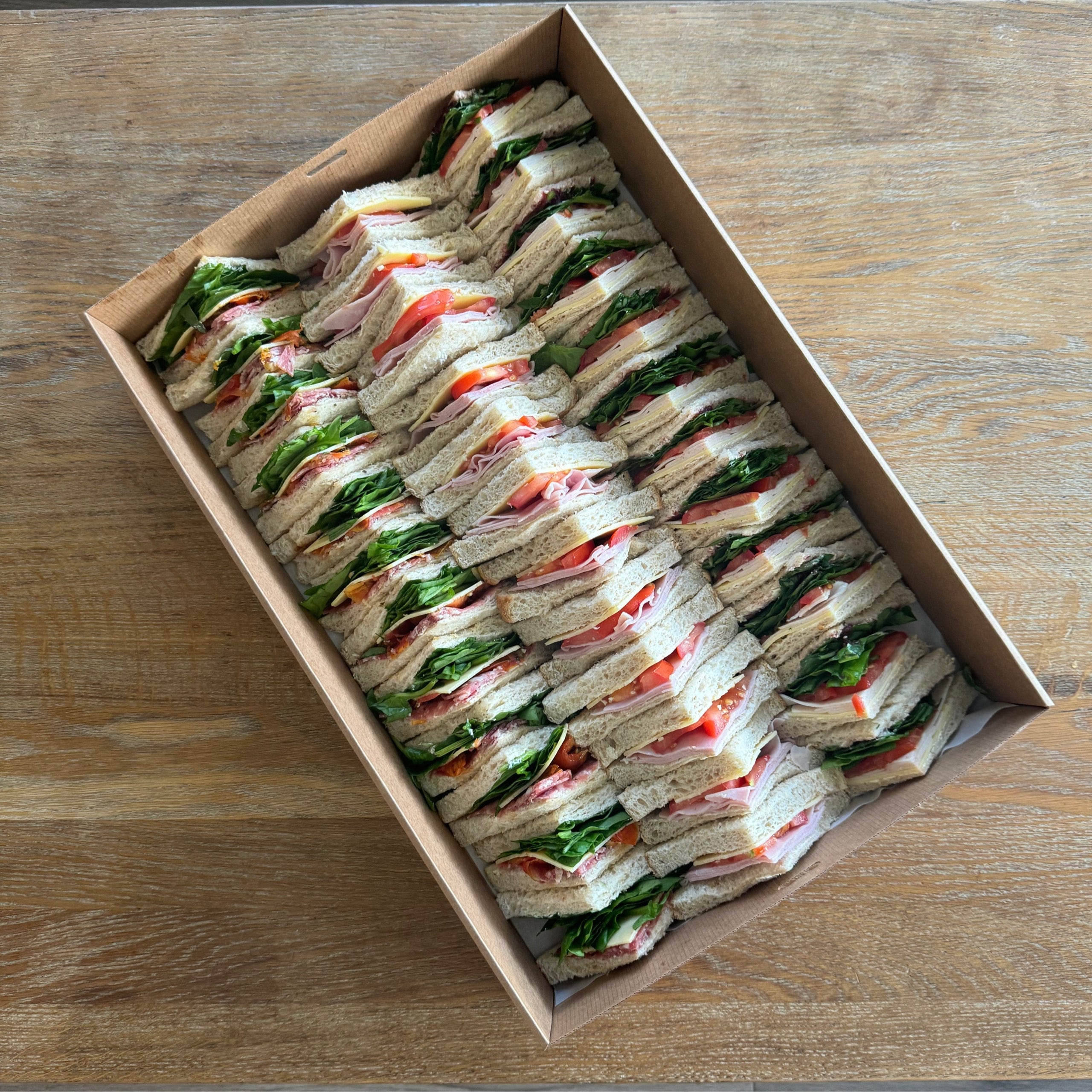 Adults Party Sandwich Box (33-36 pieces) | Corporate Catering Tweed ...